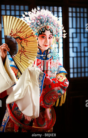 Actress Dressing As Beijing Opera Characters,China Stock Photo - Alamy