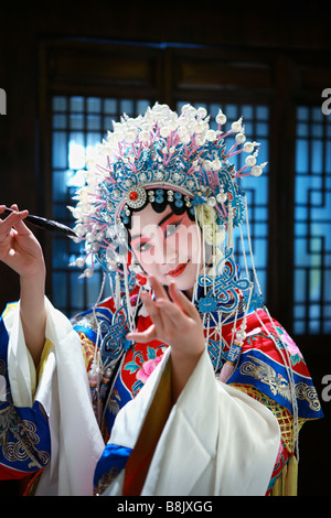 Actress Dressing As Beijing Opera Characters,China Stock Photo - Alamy