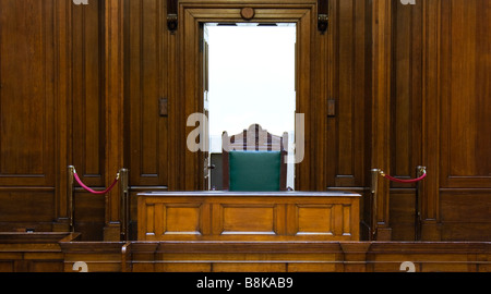 A view of the old Crown Court inside St Georges Hall Liverpool UK Stock ...