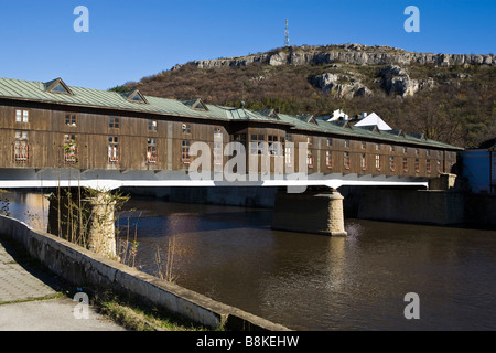 Lovech town, traditional architecture, covered bridge, made by self ...