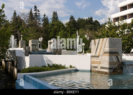 Sandanski town, well-known park in springtime, mineral water 76 ...