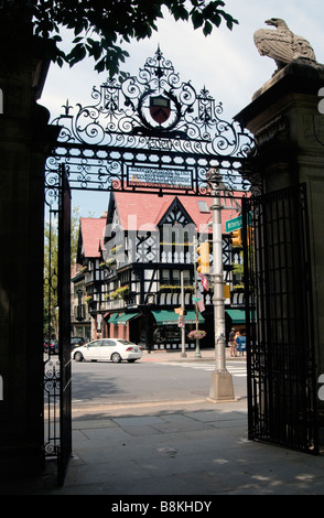 Princeton University, front gate Stock Photo - Alamy