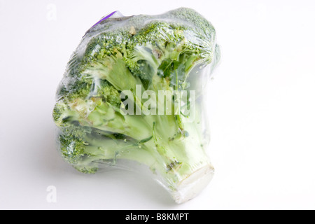 Broccoli sealed in plastic packaging Stock Photo - Alamy