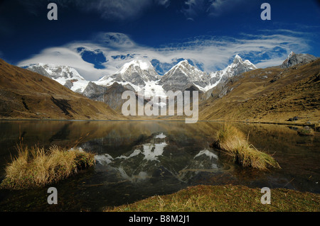 Mountains in the Cordillera Huayhuash, Peru Stock Photo - Alamy