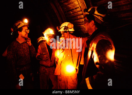 Shirebrook Colliery Derbyshire UK Miners at Shirebrook Colliery 1992 ...