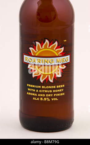 Bottle of Roaring Meg beer brewed at Springhead Brewery Old Great North ...