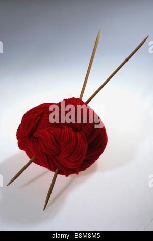 Chinese Knitting Needle And Wool,Still Life Stock Photo - Alamy