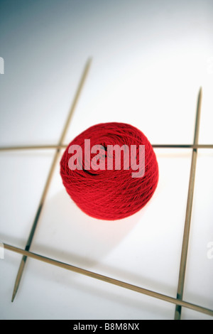 Chinese Knitting Needle And Wool,Still Life Stock Photo - Alamy