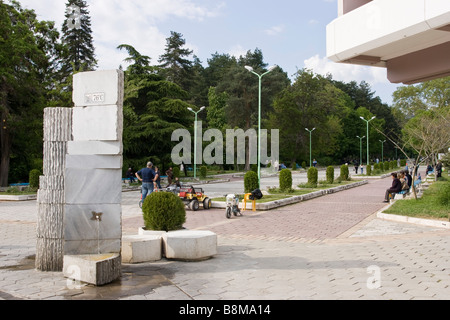 Sandanski town, well-known park in springtime, mineral water 76 ...
