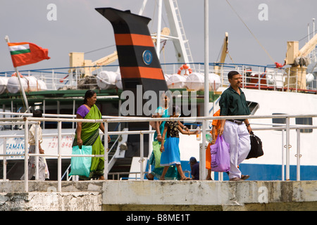 India Andaman and Nicobar Havelock passengers boarding MV Chouldari ...