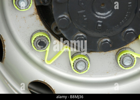 Loose Wheel Nut indicator indicators nuts visual check checks ...