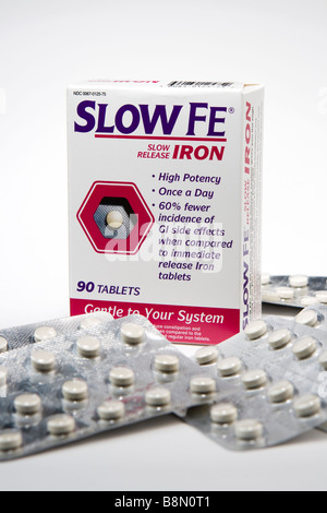 Slow release iron supplement Stock Photo - Alamy