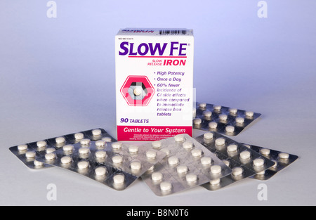 Slow release iron supplement Stock Photo - Alamy