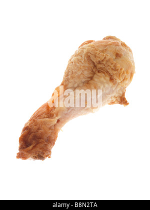 Cooked Tender Succulent Cold Chicken Legs Or Drumsticks Against A White ...
