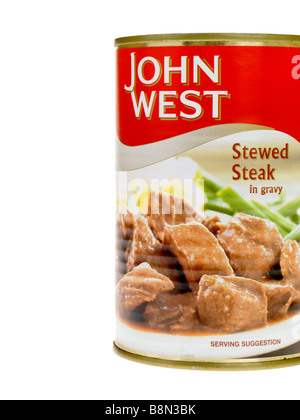 Tin of Stewed Steak Stock Photo - Alamy