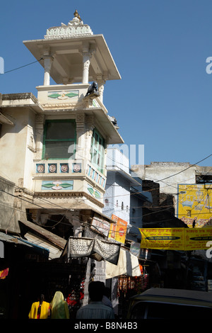 The streets of Udaipur old town Stock Photo - Alamy