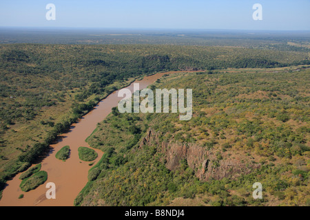 Aerial view of Usutu river Stock Photo - Alamy