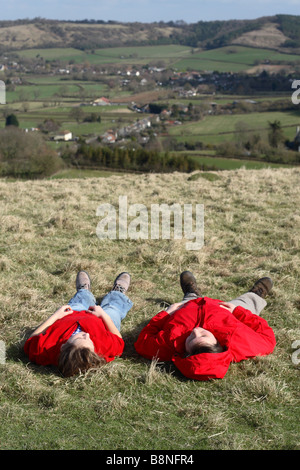 Female hill walker on top of Schiehallion Stock Photo - Alamy