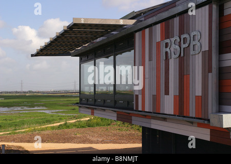 The RSPB visitor centre at Rainham Marshes Stock Photo - Alamy