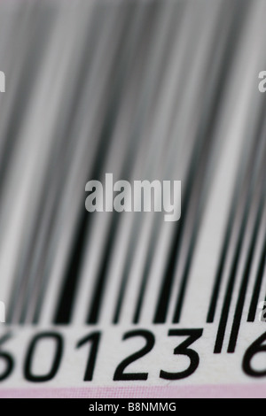 Product barcode containing numbers 123 Stock Photo - Alamy