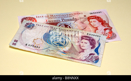 Isle of Man Banknotes Stock Photo - Alamy
