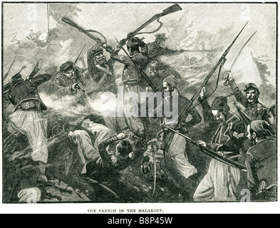 CRIMEAN WAR : Battle of Malakoff 7 September 1855 during the siege of ...