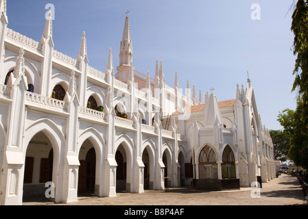 Exterior view of San Thome Church, also known as St. Thomas Cathedral ...