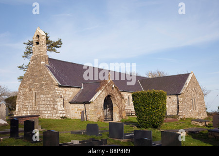 Trefdraeth Anglesey North Wales UK Tiny 13th century Parish church of ...