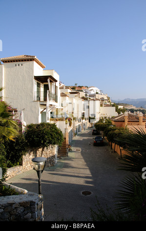 Spanish housing estate at La Herradura on the Costa tropical southern ...