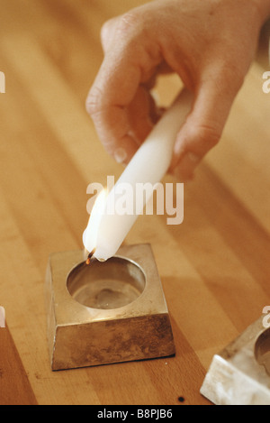 Close up of wax dripping on a platform Stock Photo - Alamy