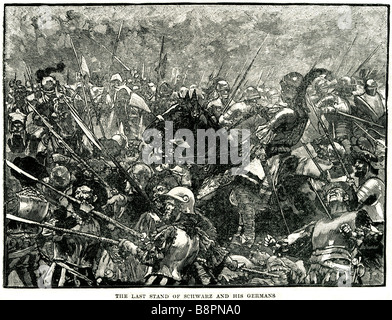 Last stand of Martin Schwartz and his German mercenaries, died at ...