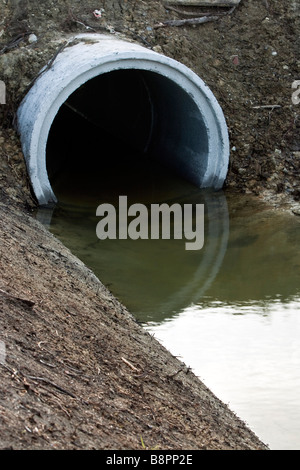 The Canalization Or Sewer Construction For Sewage And Waste Water ...