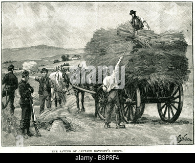 CHARLES BOYCOTT (1832-1897) British soldier and land agent who was in ...