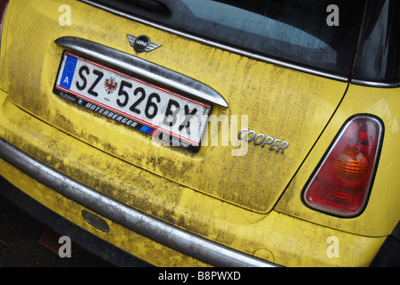 The rear view of the BMW MINI ONE (R56) and MINI COOPER S CROSSOVER ...