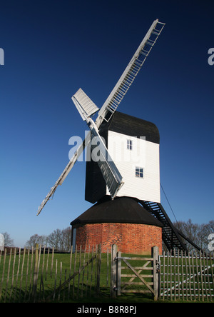 Mountnessing windmill Roman Road Mountnessing Essex England Stock Photo ...
