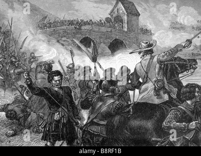 Battle of Bothwell Bridge Brig 22 June 1679 militant Presbyterian Stock ...