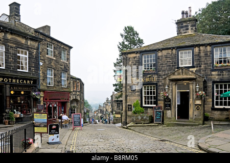 Howarth home of the Bronte sisters Stock Photo - Alamy