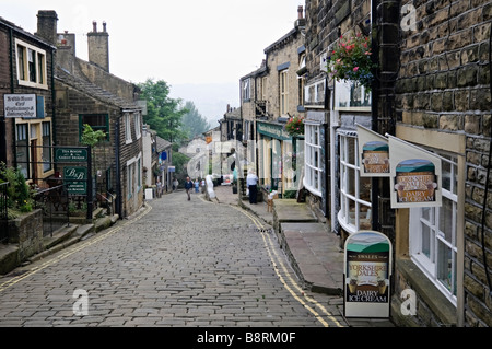 Howarth home of the Bronte sisters Stock Photo - Alamy