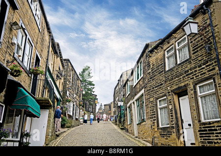 Howarth home of the Bronte sisters Stock Photo - Alamy