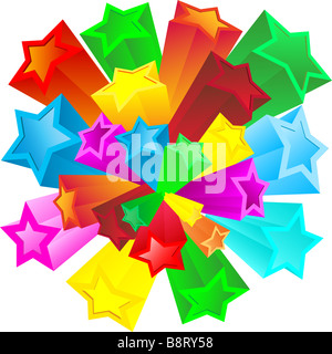 Abstract Bright Color Burst Background. Multicolored Pattern Stock Photo - Alamy