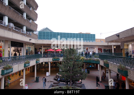 A Ariel view of the Harlequin shopping centre at Watford, England, Uk ...