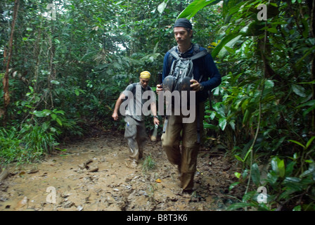 Jungle expedition crossing Panama's infamous Darien region Stock Photo ...