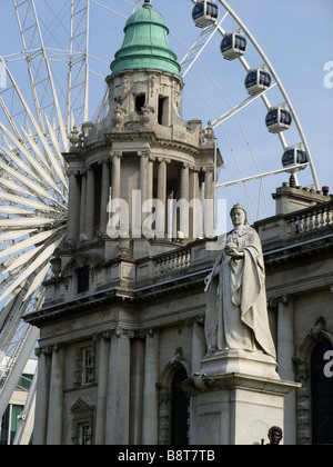 Belfast City Hall in the city center - travel photography Stock Photo ...