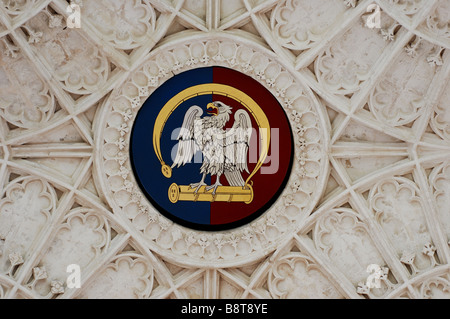 Yorkist badge of the Falcon and Fetterlock Stock Photo - Alamy