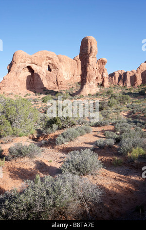 Parade of Elephants at sunset,Arches National Park,Utah,USA Stock Photo ...
