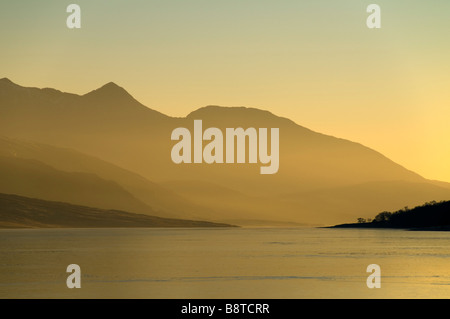 Ben Cruachan over Loch Etive from Airds Bay, Argyll, Highland Region ...
