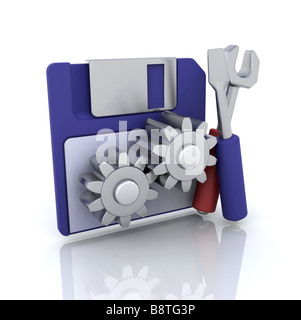 Computer Tools Icon Stock Photo - Alamy