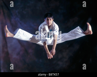 Sports martial arts Tae Kwon Do class people dojo training practice ...