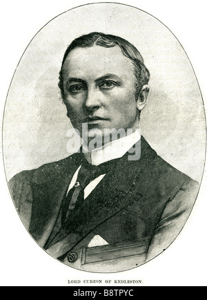 Lord Curzon, Viceroy of India - Victorian period Stock Photo - Alamy