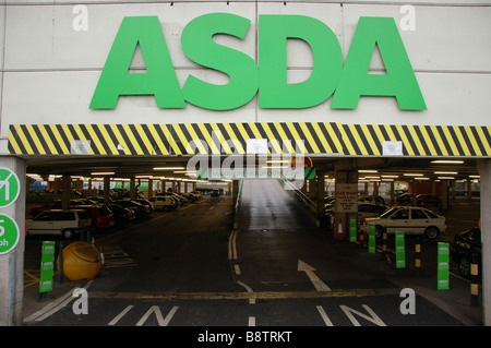 Asda car park at Colindale, London, England, Uk Stock Photo: 22654598 ...